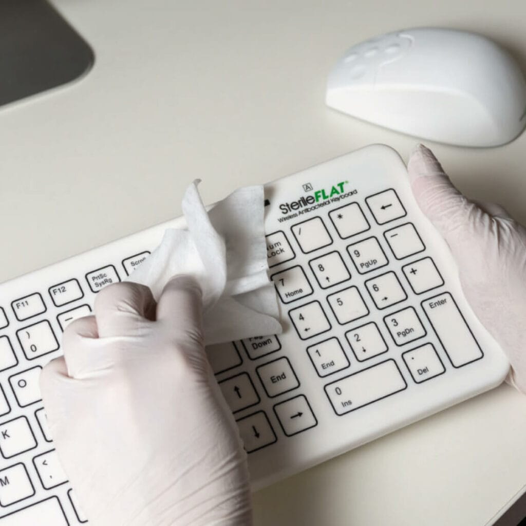SterileFLAT Antibacterial Standard Keyboard - Agile Medical