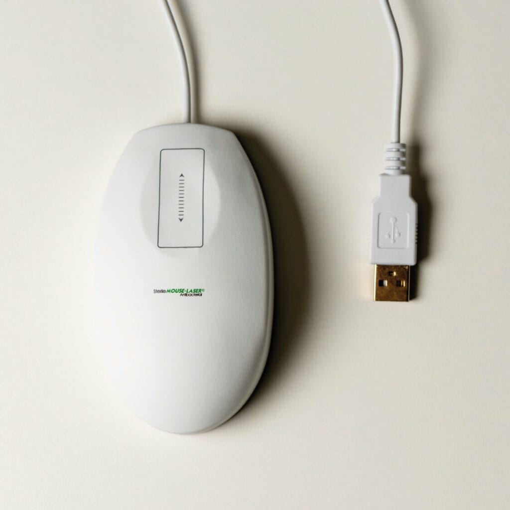 SterileMOUSE Antibacterial Laser Mouse - Agile Medical