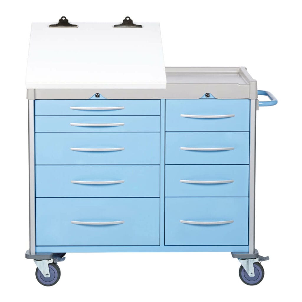 Double Chart Trolley - Agile Medical