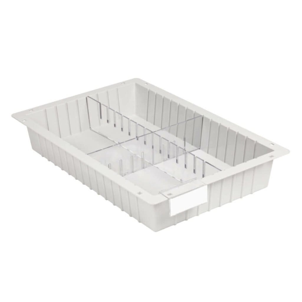 ABS Dividable Tray - One Section - 100mm Deep - Agile Medical