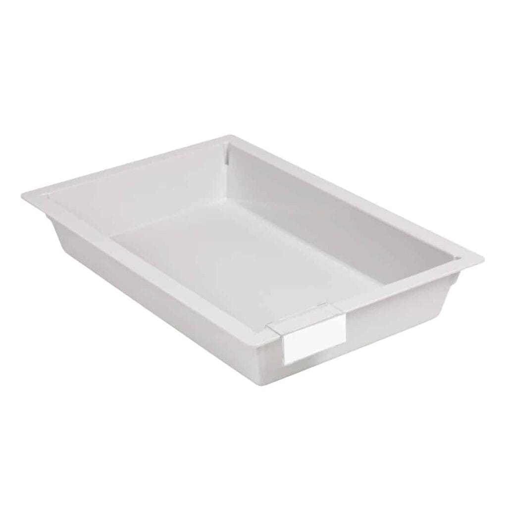ABS Non-Dividable Tray - One Section - 100mm Deep - Agile Medical