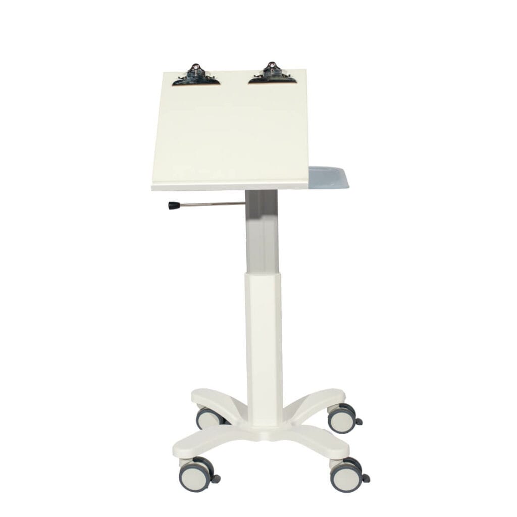 Height Adjustable Chart Trolley - Agile Medical