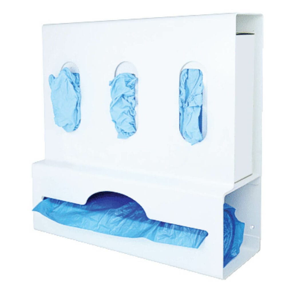 ABS Triple Glove Box and Large Apron Dispenser - Agile Medical
