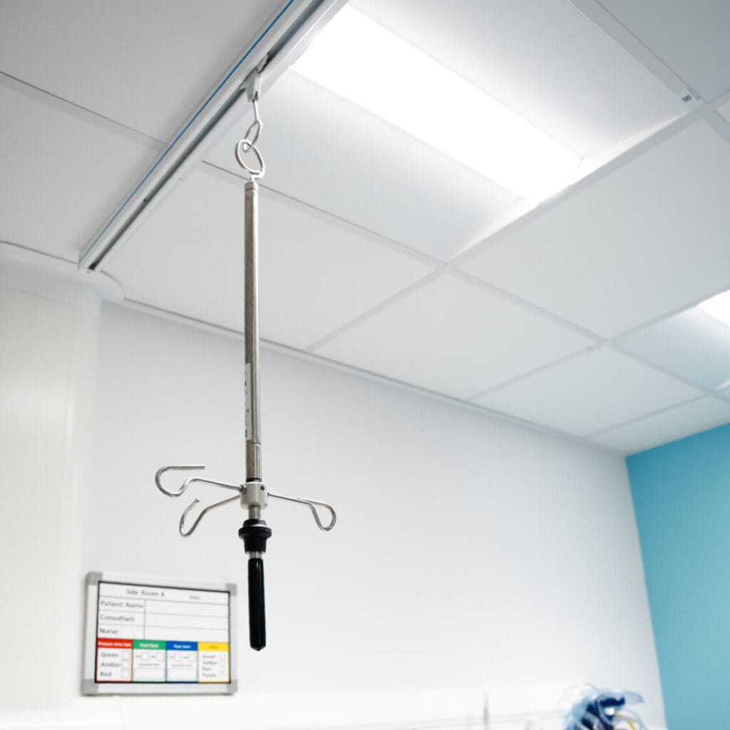 Adjustable Ceiling Mounted IV Stand - Agile Medical