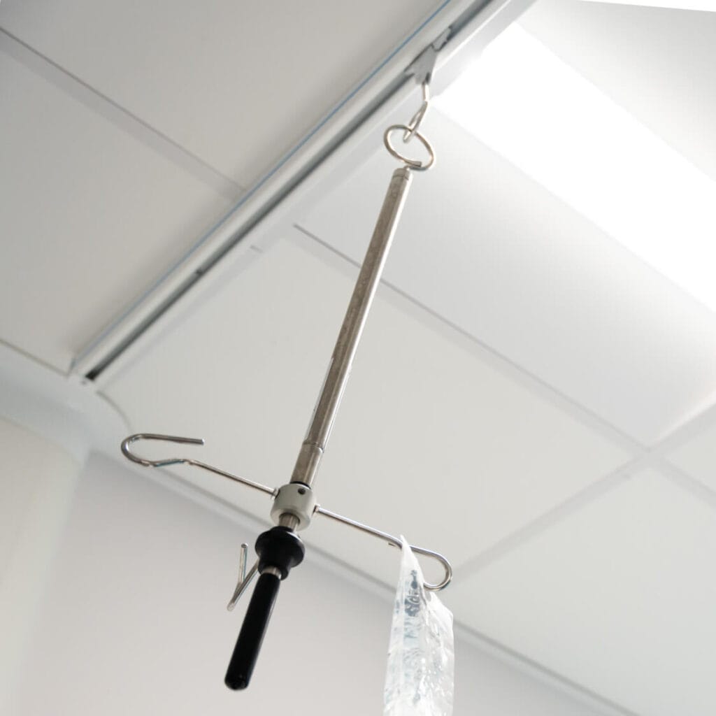 Adjustable Ceiling Mounted IV Stand - Agile Medical